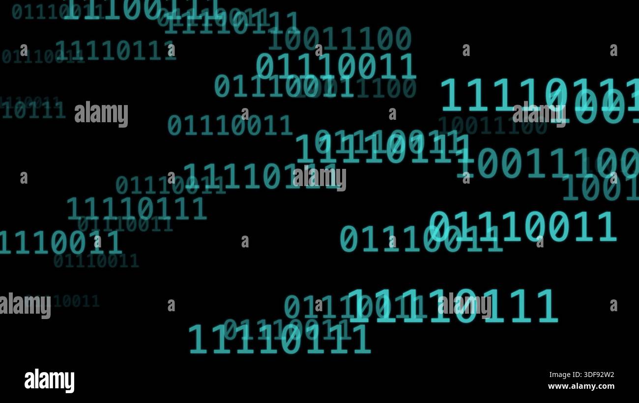 Abstract digital data numbers animation hi-res stock photography and ...