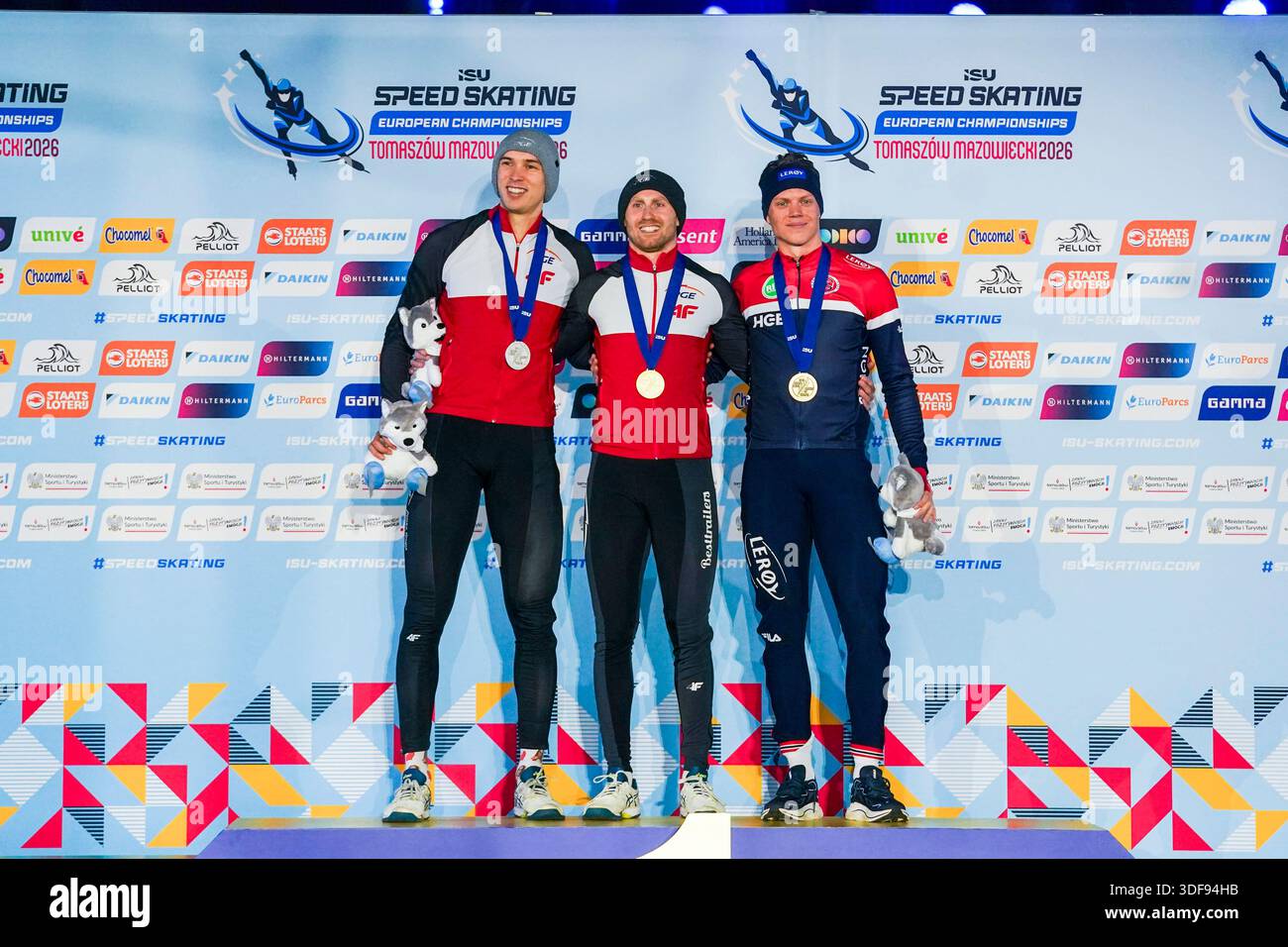 Tomaszów Mazowiecki, Poland 20260111. Gold medalist Damian Zurek from ...