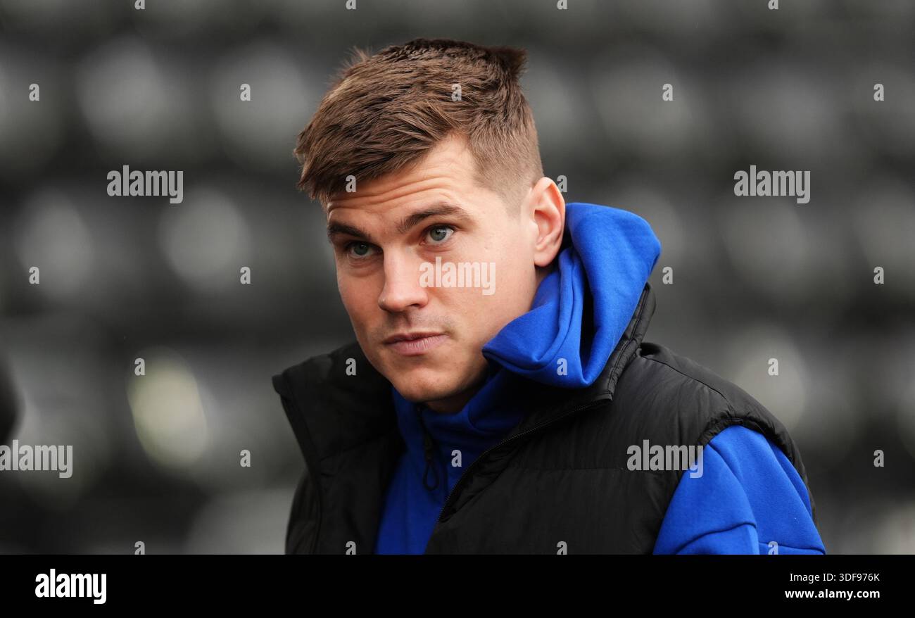 Leeds United's Jaka Bijol before the Emirates FA Cup third round match ...