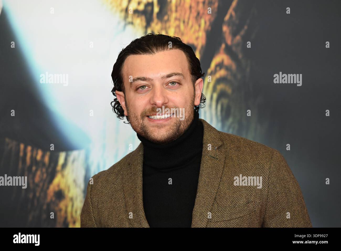11 January 2026, Bavaria, Munich: Adem Bayalan stands on the red carpet ...