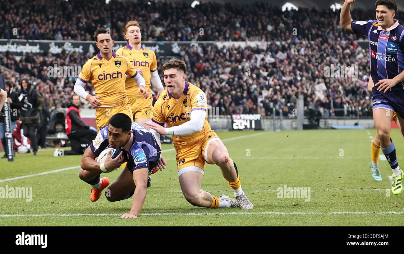 ©PHOTOPQR/SUD OUEST/Fabien Cottereau ; Bordeaux ; 11/01/2026 ; Rugby ...
