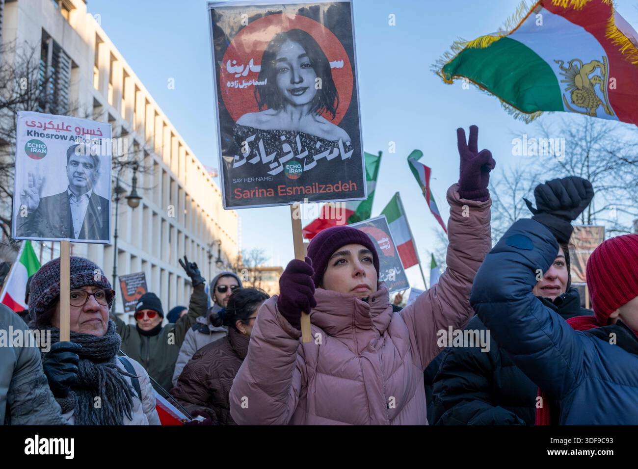 Iran Demo Deutschland, Berlin, 11.01.2026, Demonstration gegen das ...