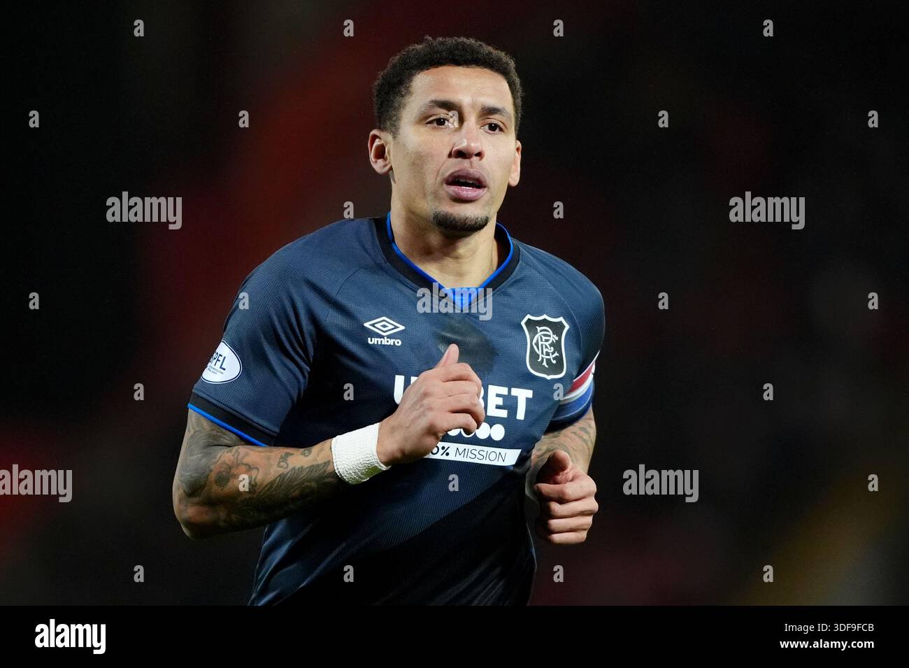Rangers' James Tavernier during the William Hill Premiership match at ...