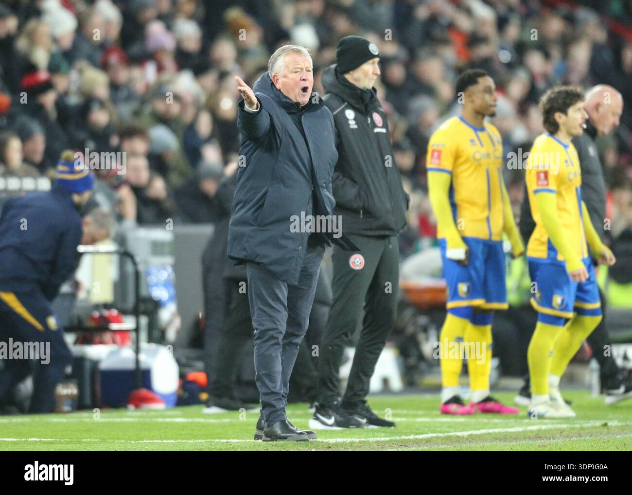 Chris Wilder manager of Sheffield United during the Emirates FA Cup ...