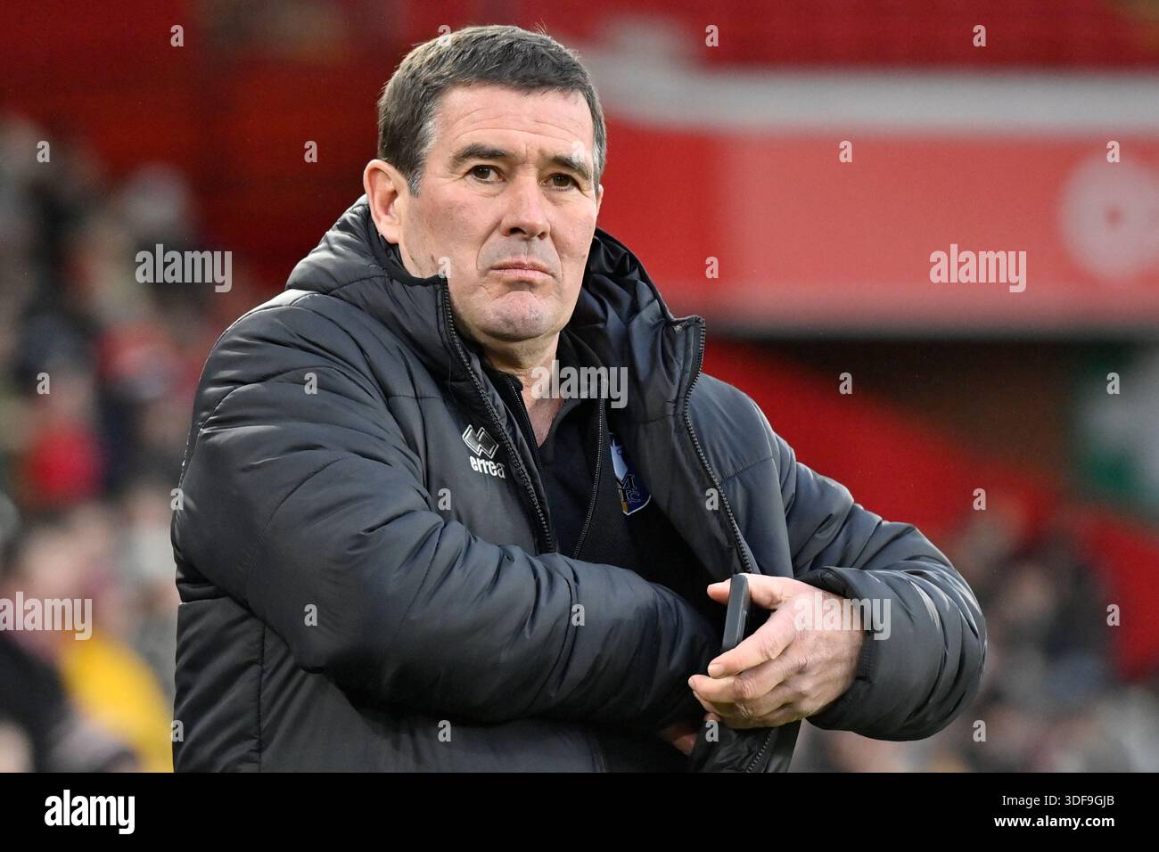 Nigel Clough Manager of Mansfield Town during the Sheffield United v ...