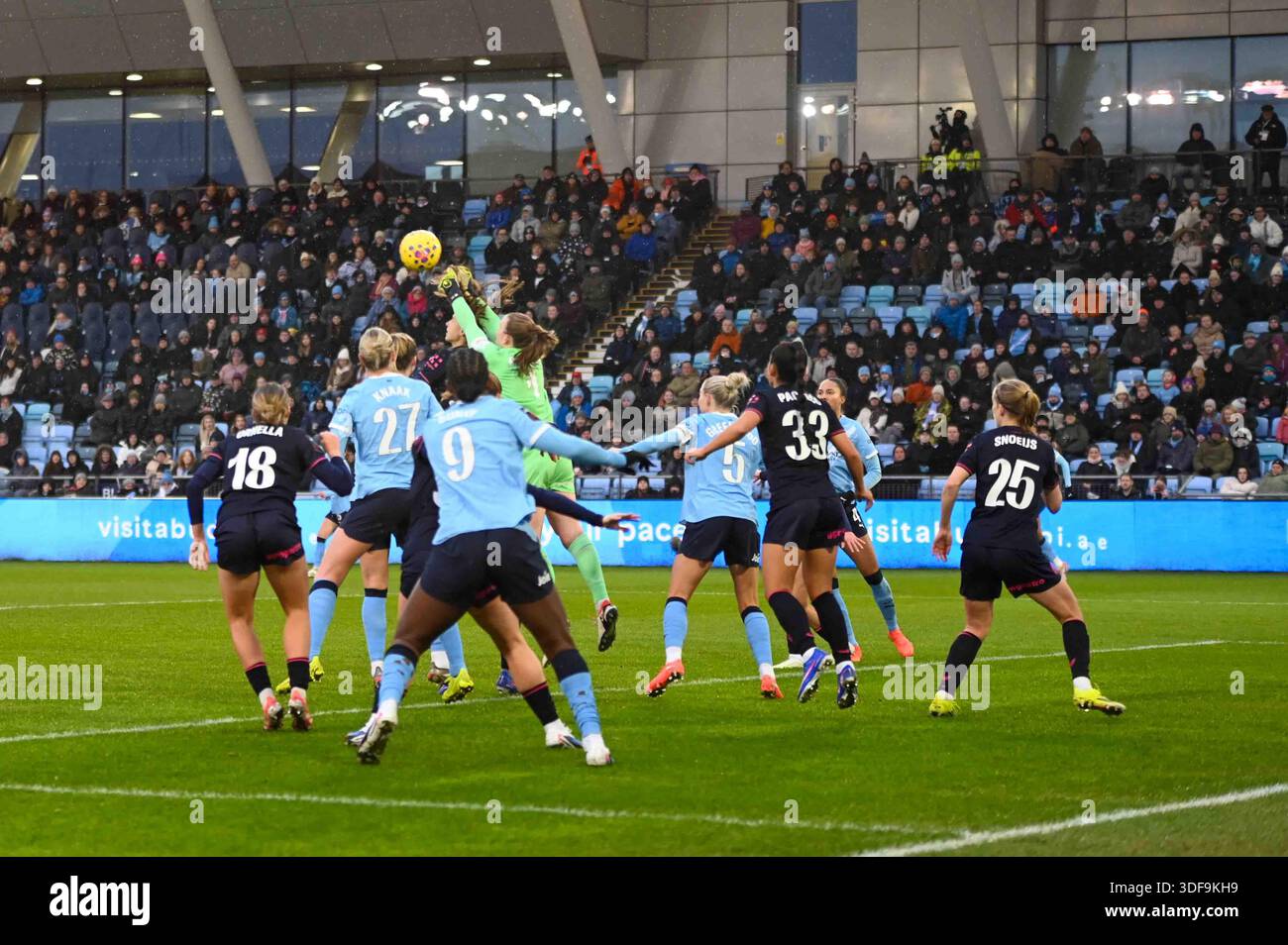 during the Barcleys WSL match between Manchester City and Everton at ...