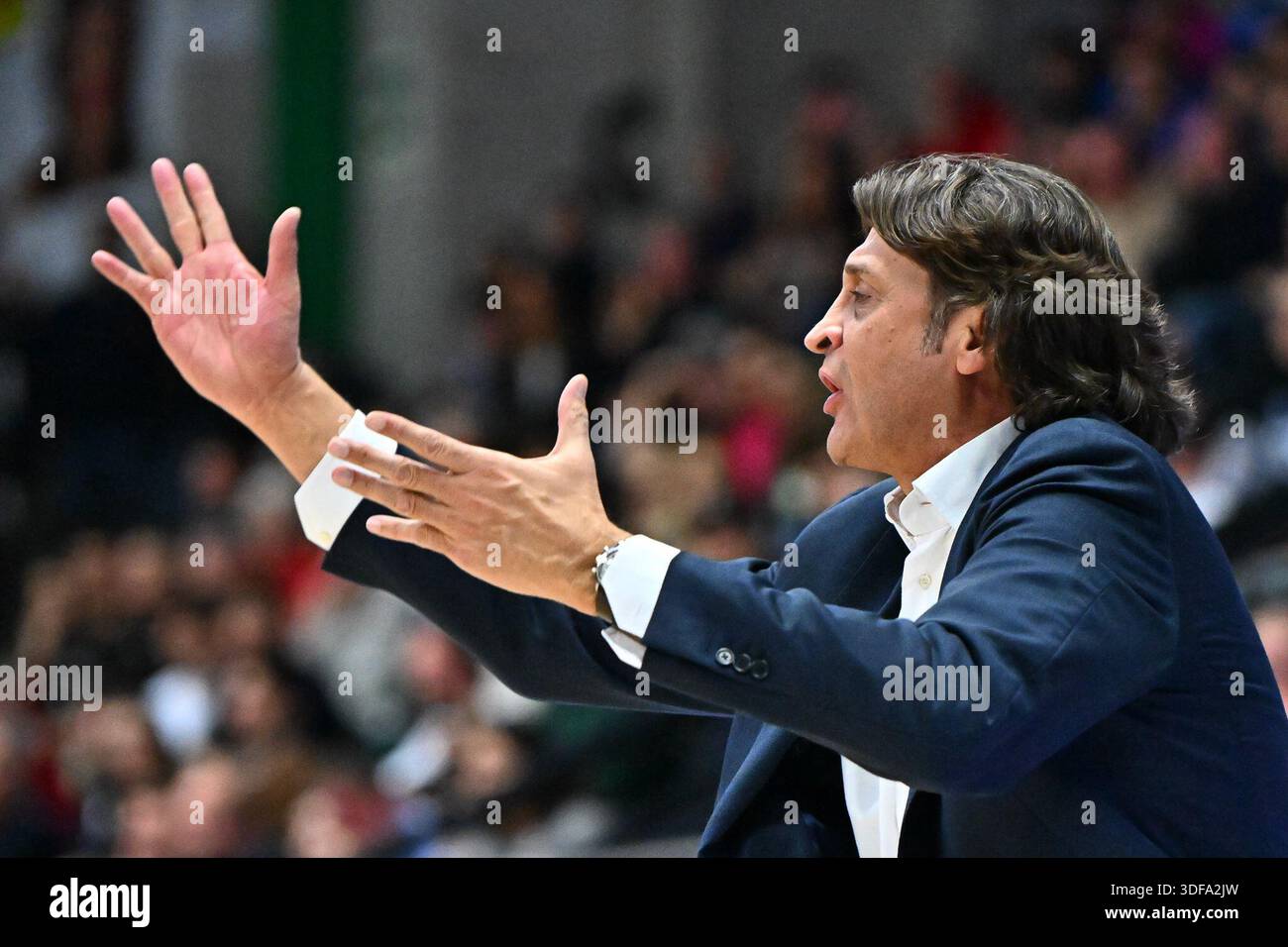 Marcelo Nicola head coach of Nutribullet Treviso Basket Stock Photo - Alamy