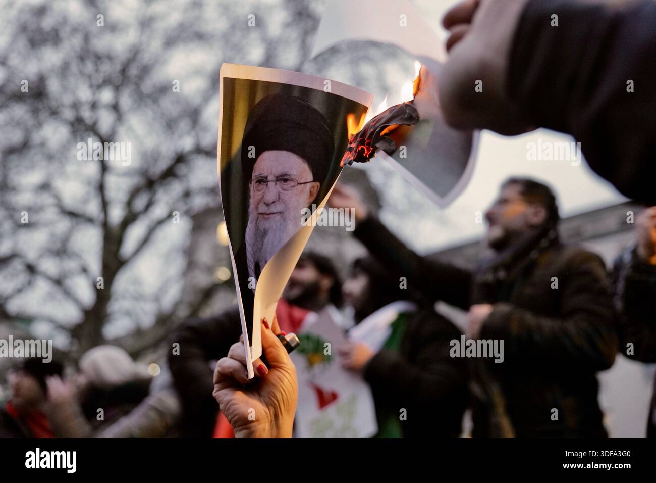 LONDON / UK. 11 JAN 2026 Thousands of British-Iranians assembled ...