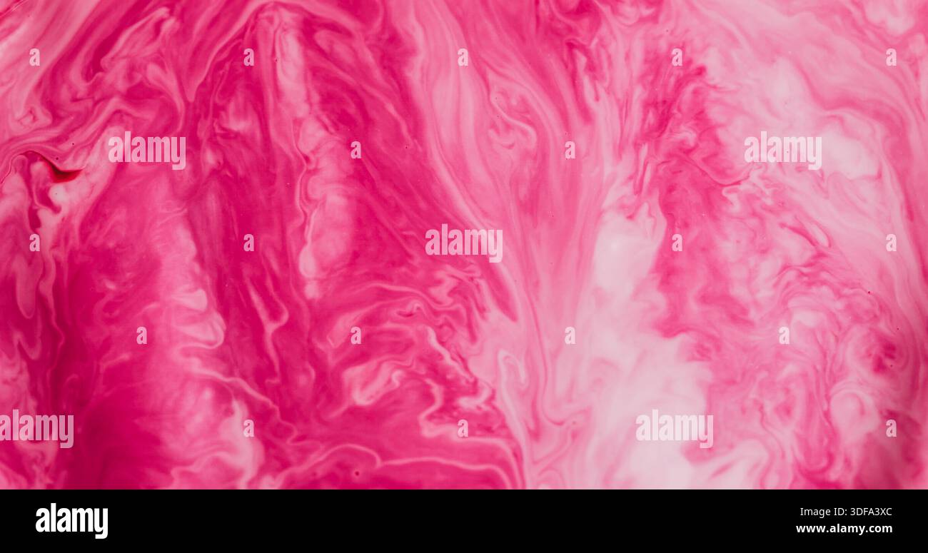 Paint spill defocused. Ink spread. Color bright dye abstract curl flow ...