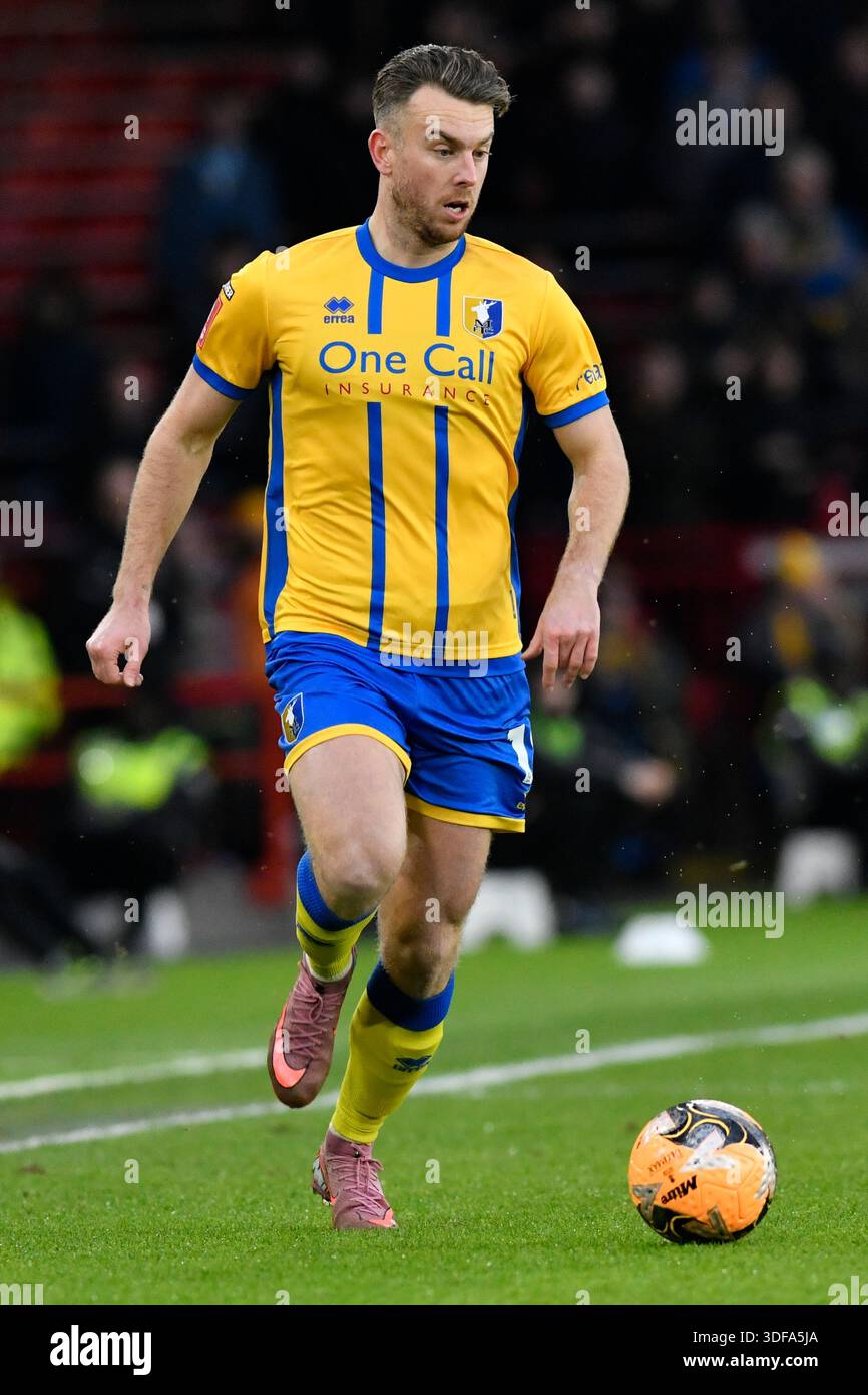 Rhys Oates of Mansfield Town during the Sheffield United v Mansfield ...