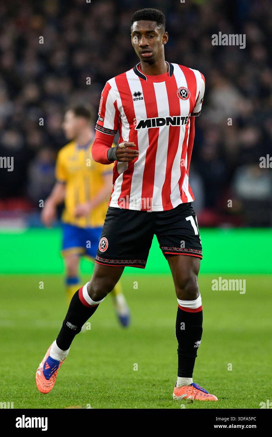 Djibril Soumaré of Sheffield United during the Sheffield United v ...