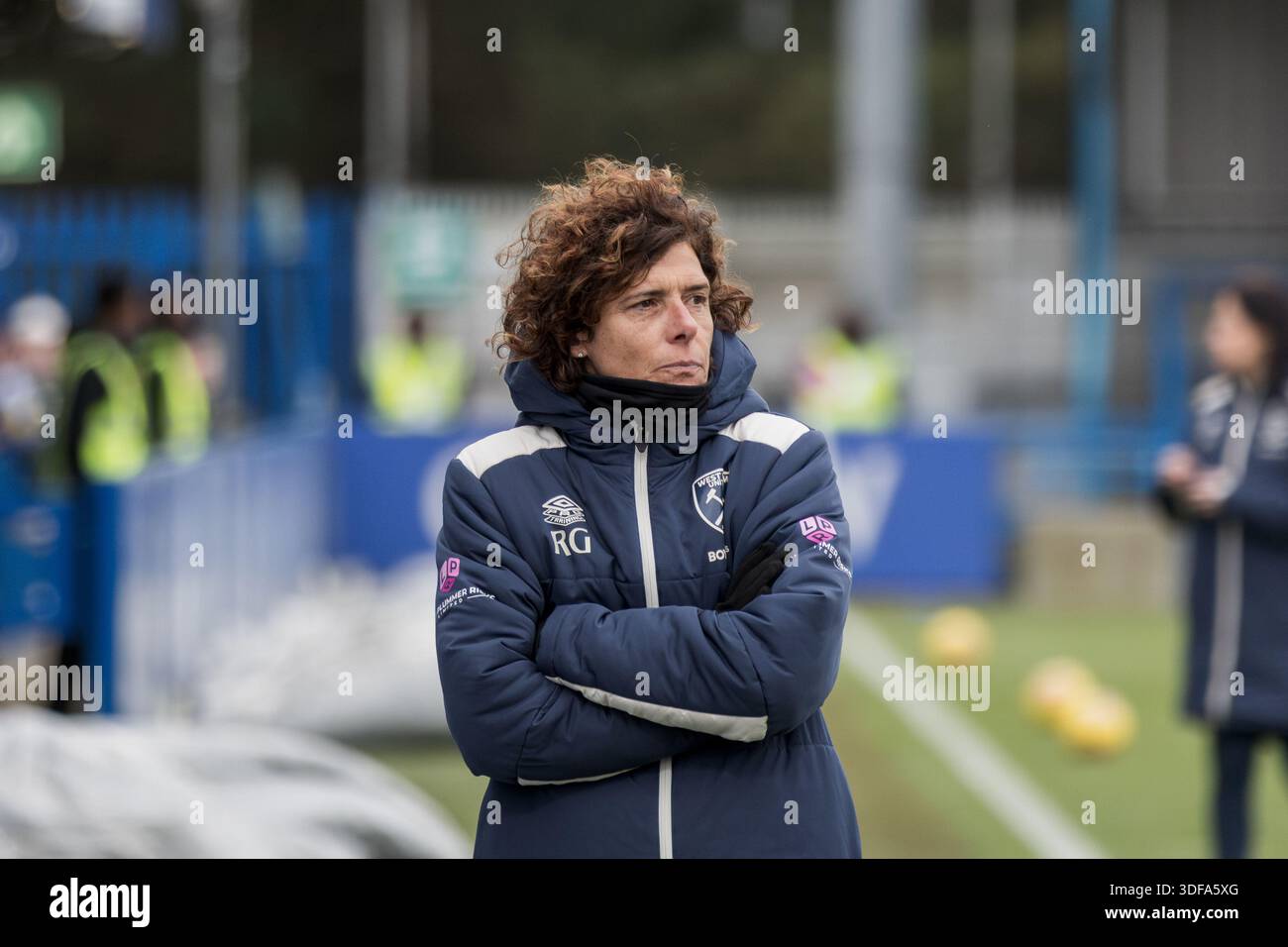 London, UK. 11th Jan 2026. Rita Guarino, Head Coach of West Ham Women ...