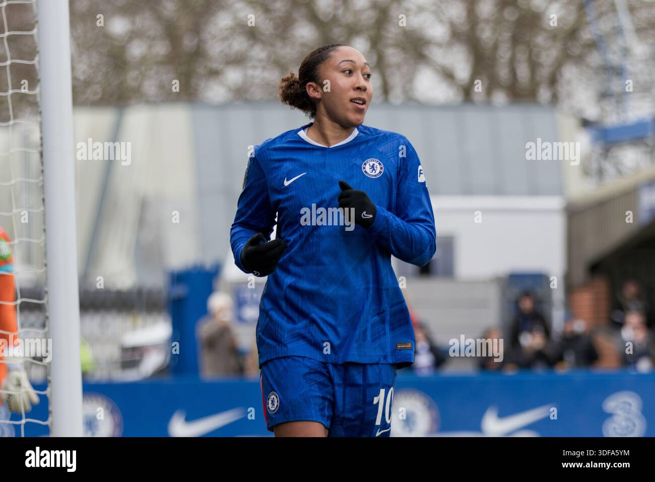 London, UK. 11th Jan 2026. Lauren James of Chelsea FC Women after ...