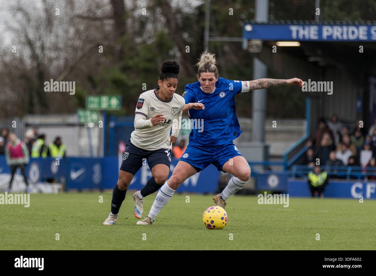 London, UK. 11th Jan 2026. Shekiera Martinez of West Ham Women and ...