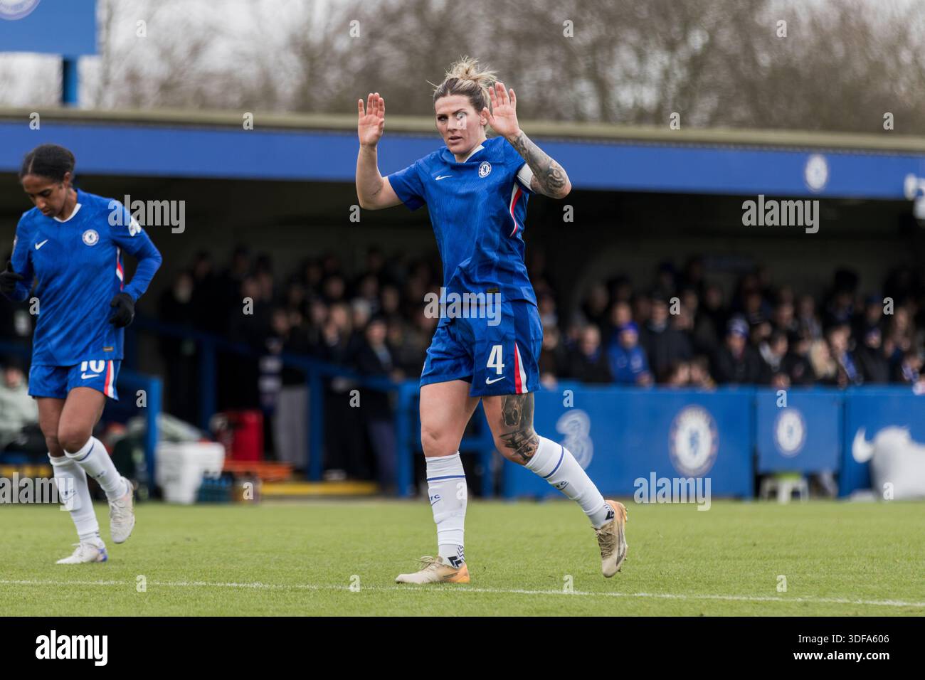 London, UK. 11th Jan 2026. Millie Bright of Chelsea FC Women in action ...