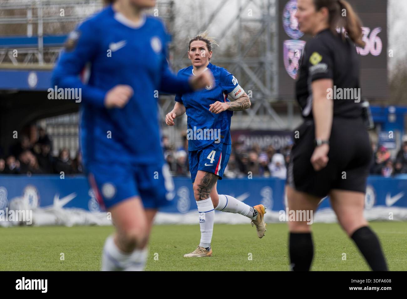 London, UK. 11th Jan 2026. Millie Bright of Chelsea FC Women in action ...