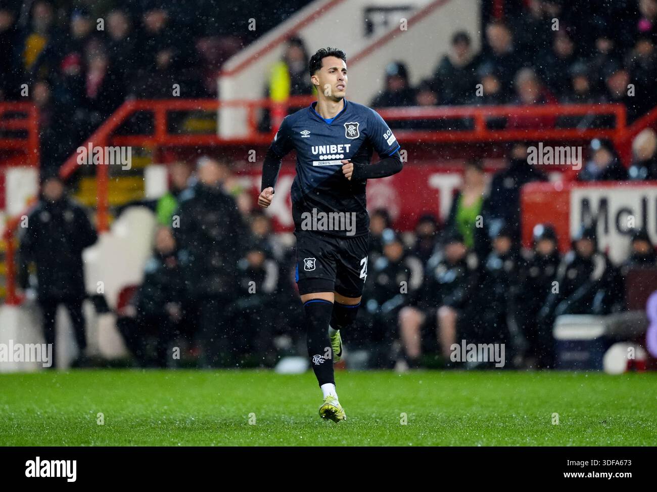 Rangers' Bojan Miovski during the William Hill Premiership match at the ...