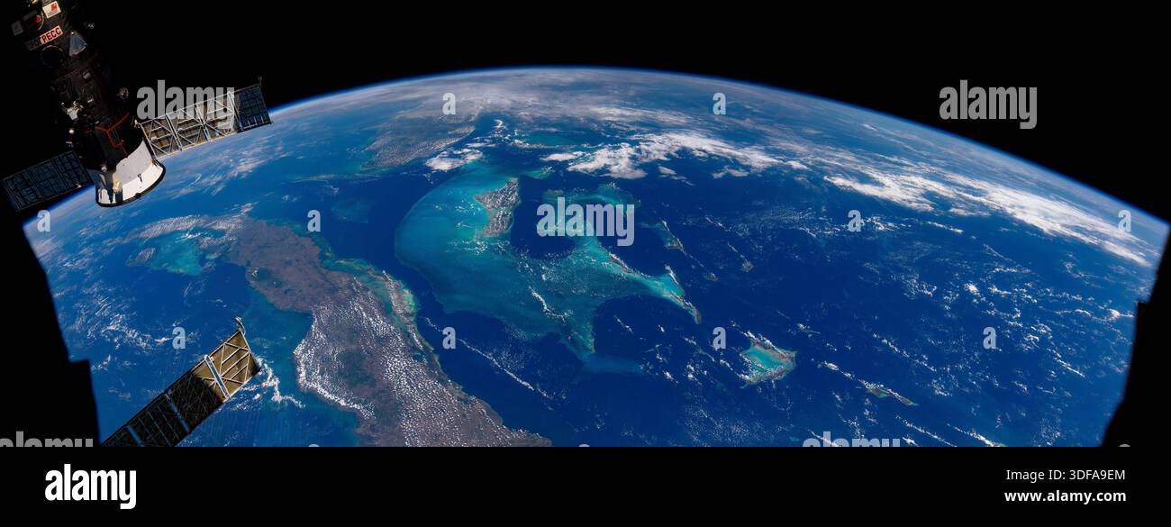 Expedition 65 earth observation composite of The Bahamas photographed ...