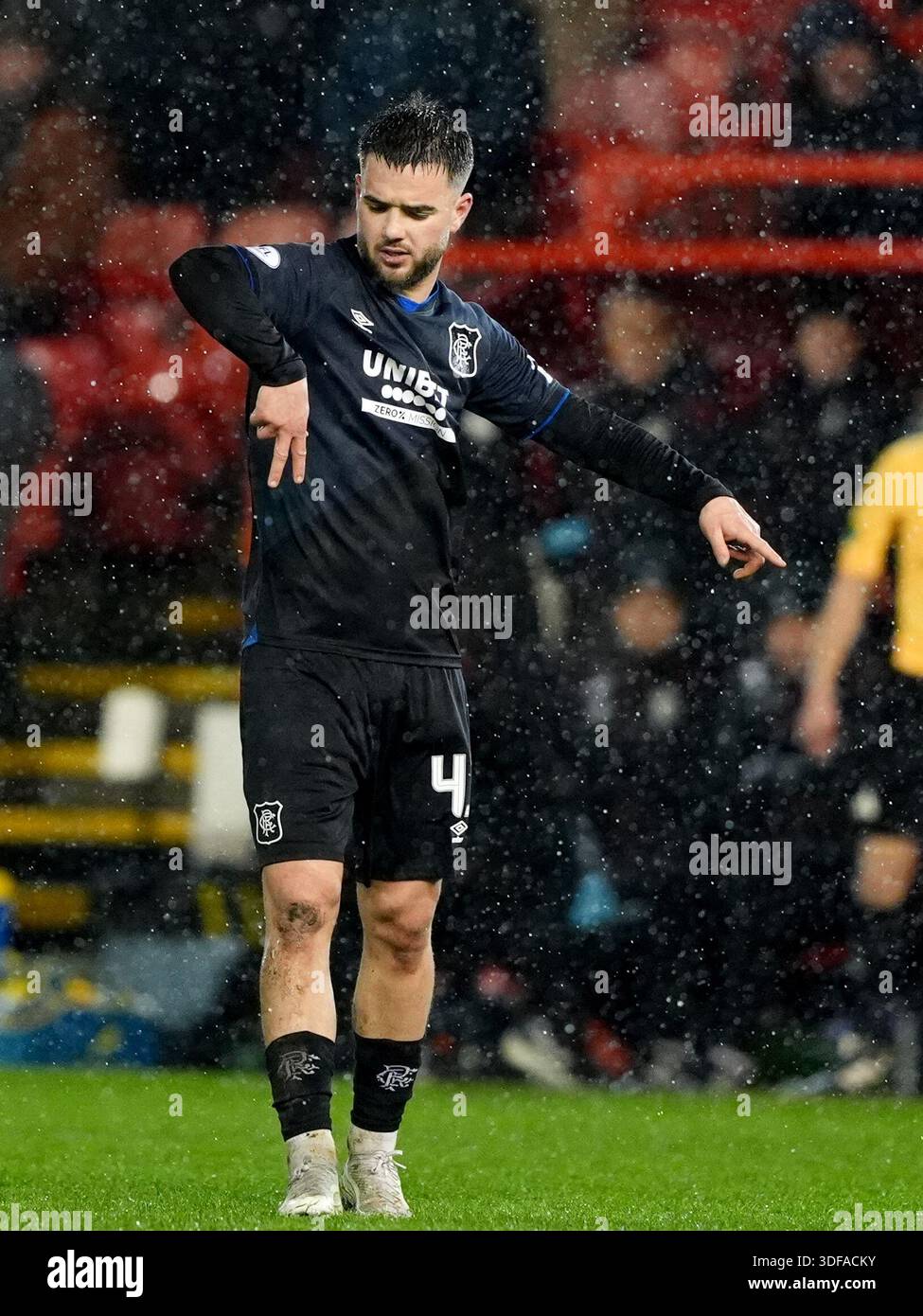 Rangers' Nicolas Raskin during the William Hill Premiership match at ...