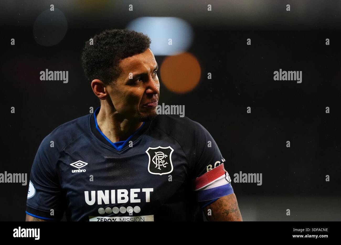 Rangers' James Tavernier during the William Hill Premiership match at ...