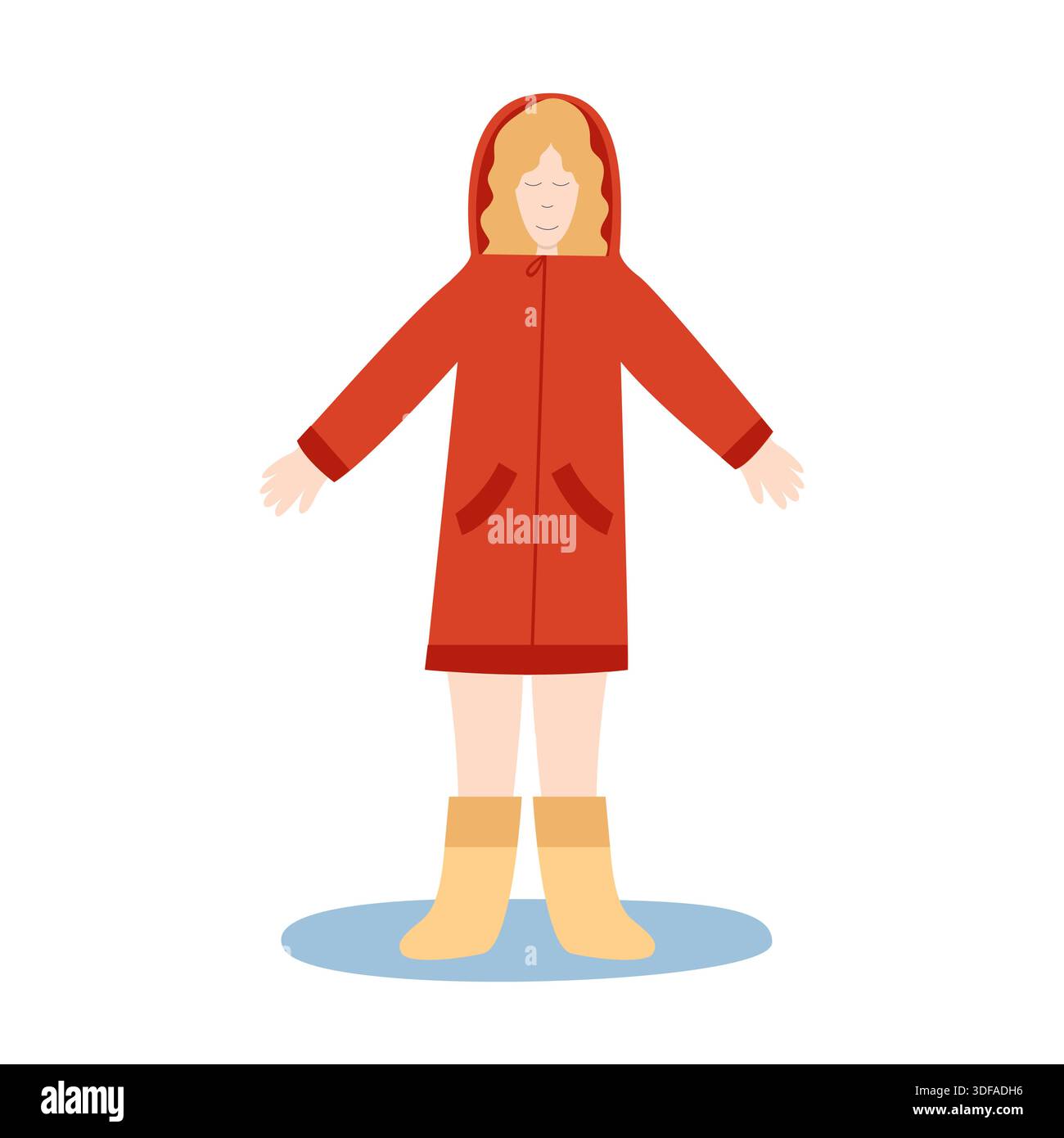 Cute girl in rubber Stock Vector Images - Alamy