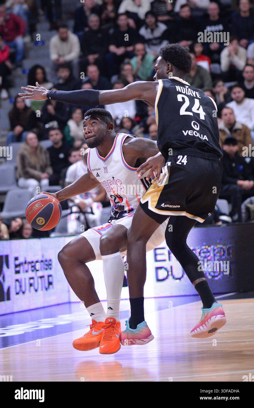 Yakuba Ouattara of Paris Basketball during the French championship ...