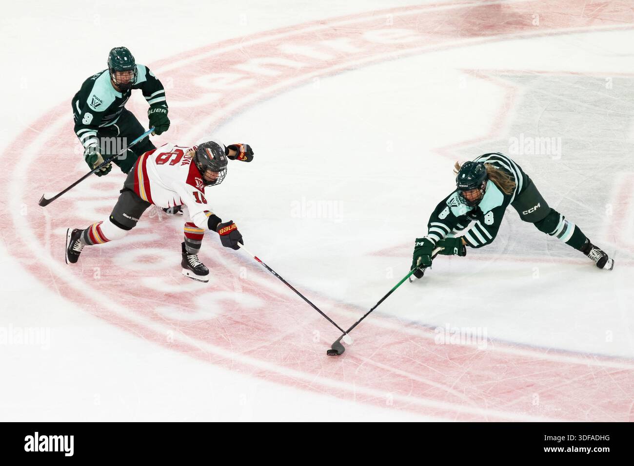 Katerina Mrazova of the Ottawa Charge and Haley Winn of the Boston ...
