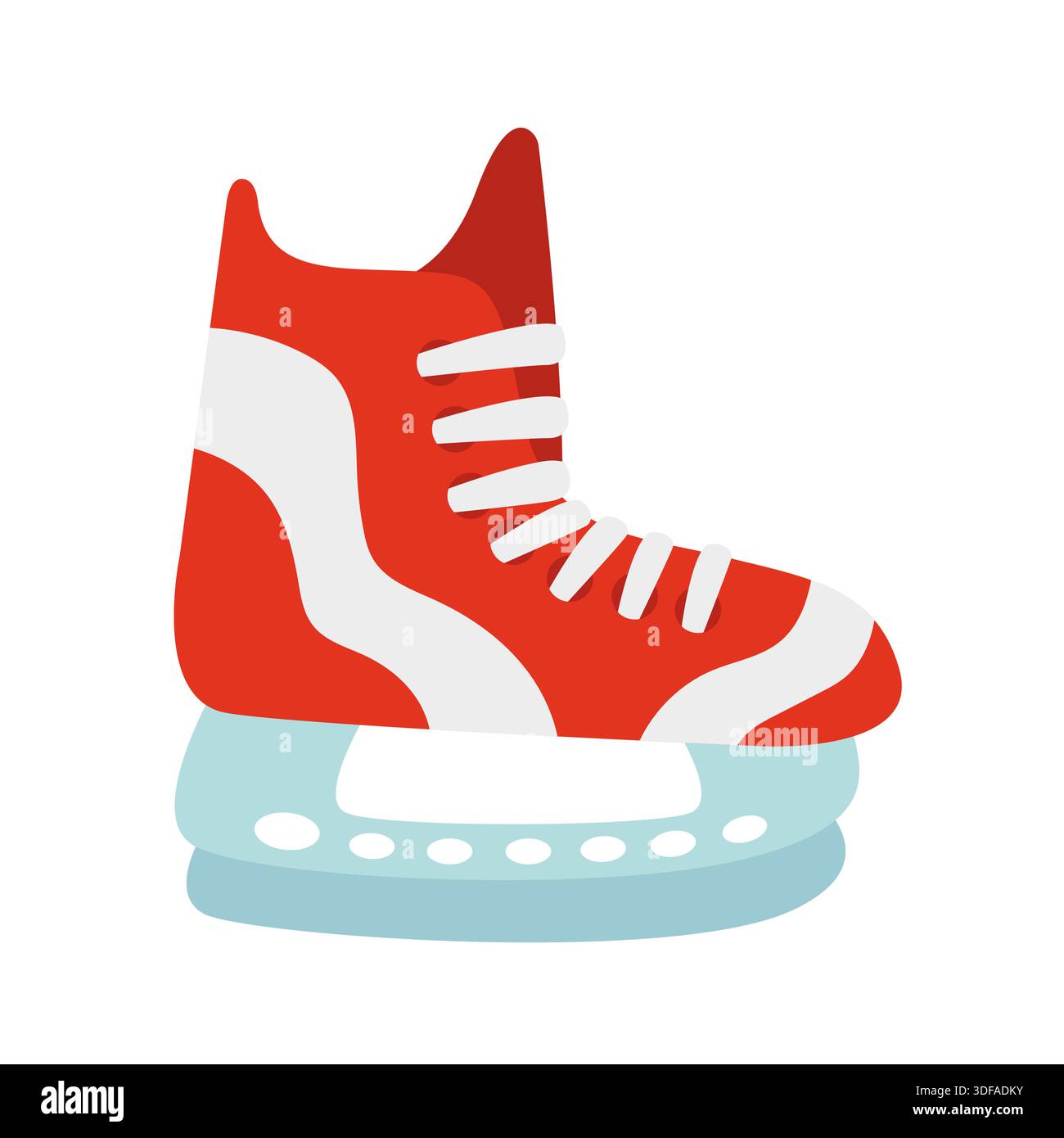 Ice skate flat vector Stock Vector Images - Alamy