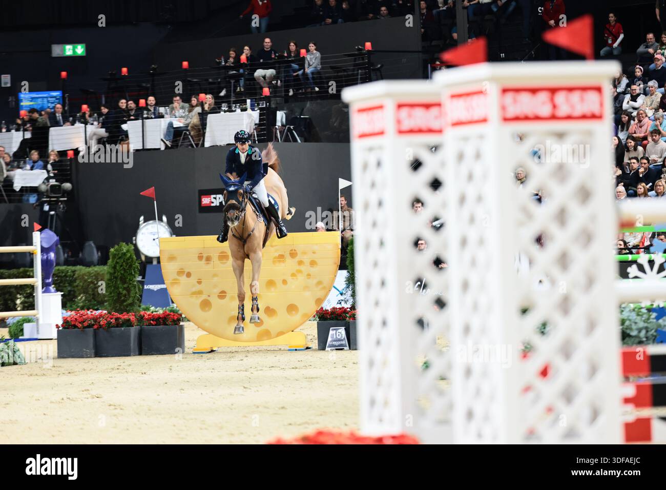 Denis Lynch of Ireland with Brooklyn Heights during the CSI5*, 1.60m ...