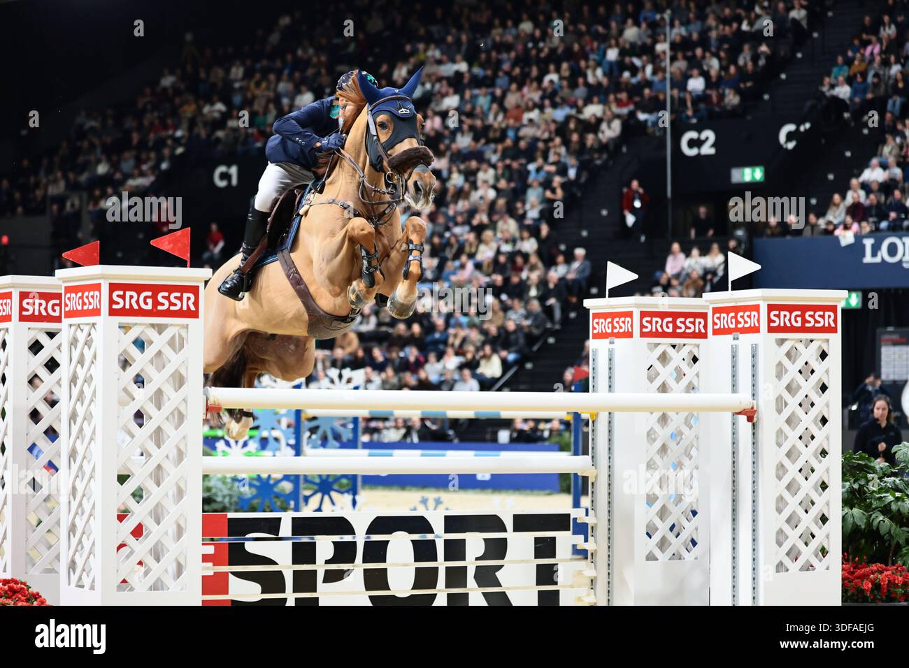 Denis Lynch of Ireland with Brooklyn Heights during the CSI5*, 1.60m ...