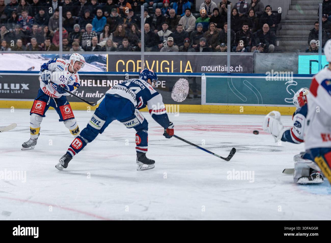 11/01/2026, Zurich, Swiss Life Arena, NL: ZSC Lions - EHC Kloten, #86 ...