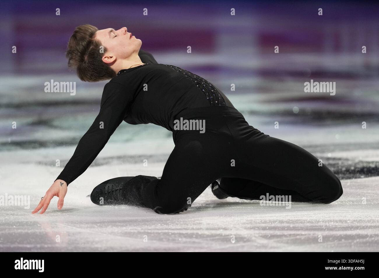 Maxim Naumov skates during the "Making Team USA" performance at the U.S ...