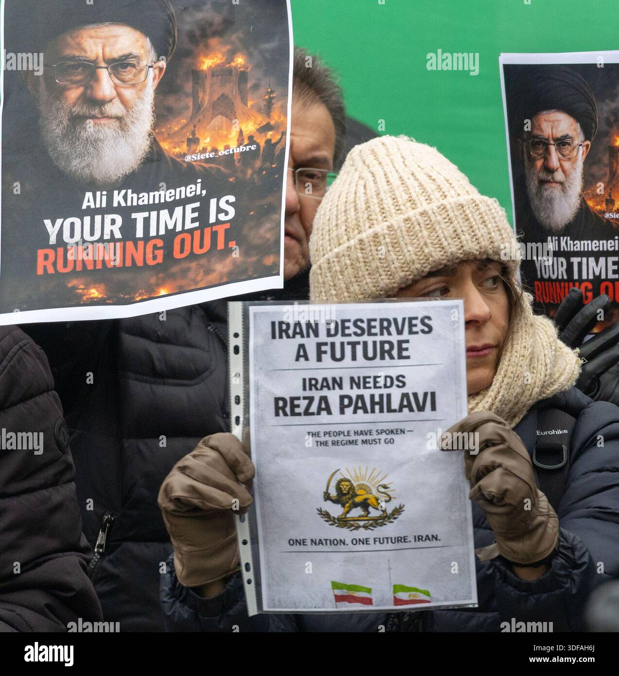 January 11, 2026, London, England, United Kingdom: Anti-regime ...