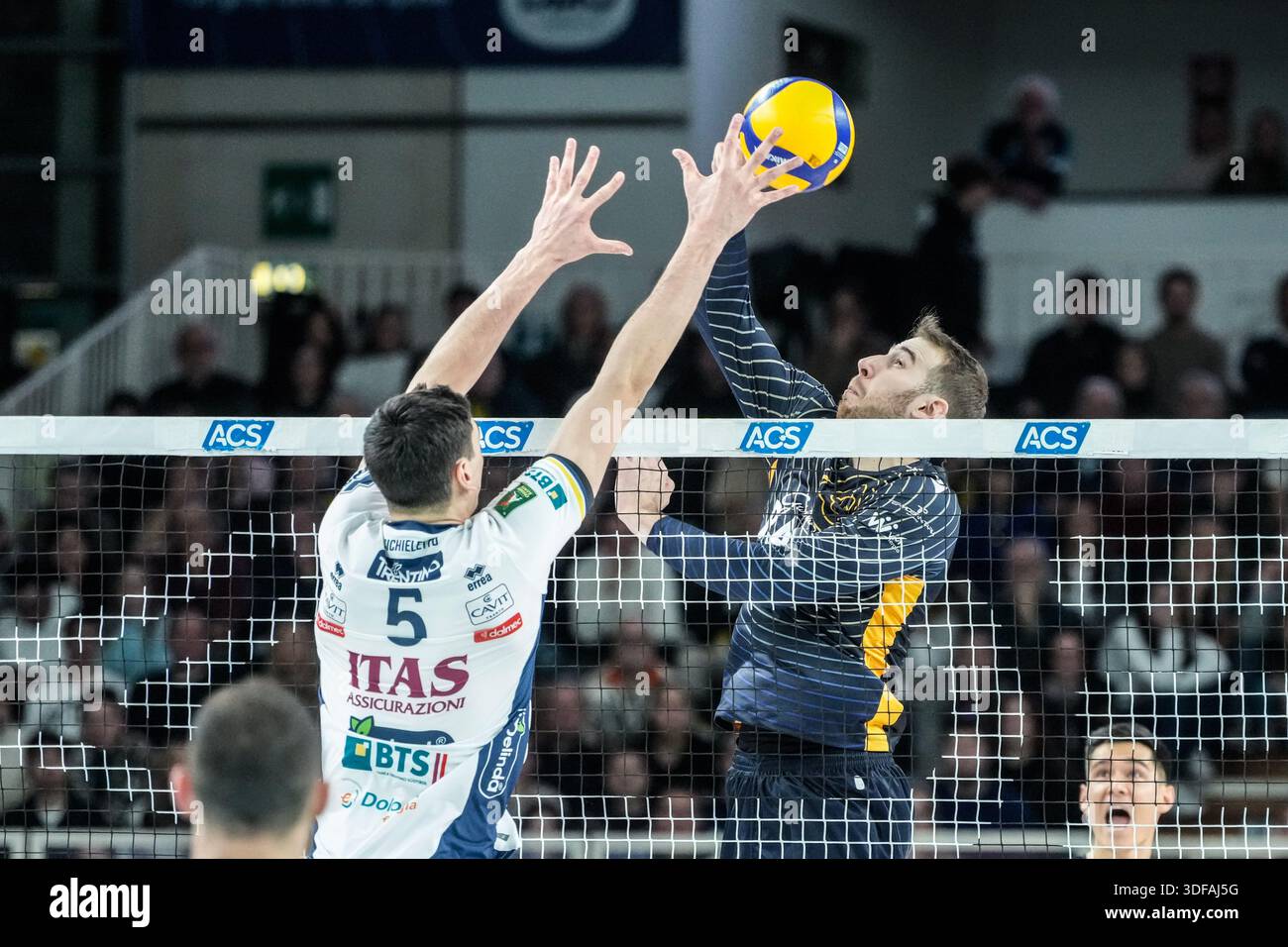 Spike by Lorenzo Cortesia (Rana Verona) during Itas Trentino vs Rana ...