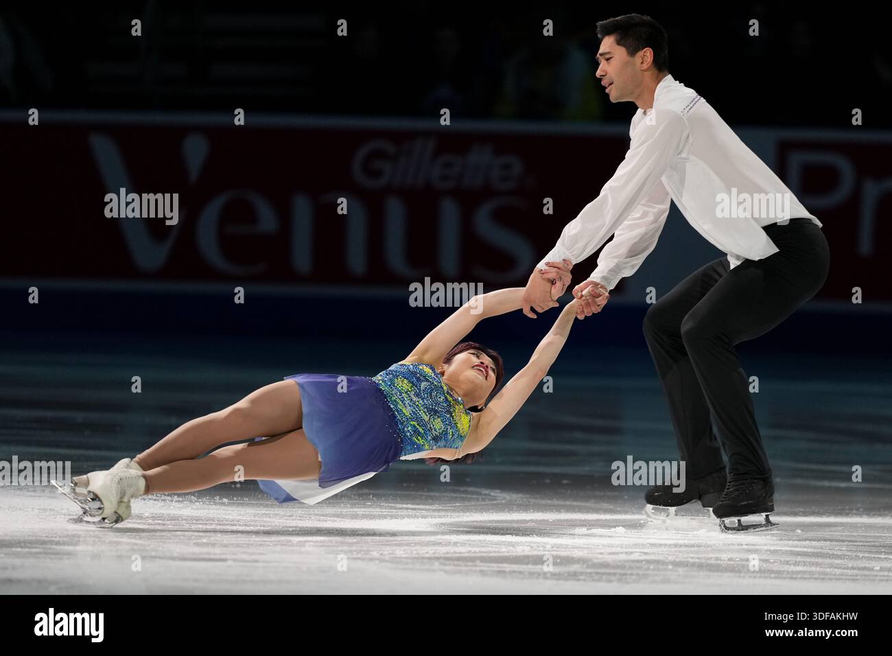 Emily Chan and Spencer Akira Howe skate during the "Making Team USA ...