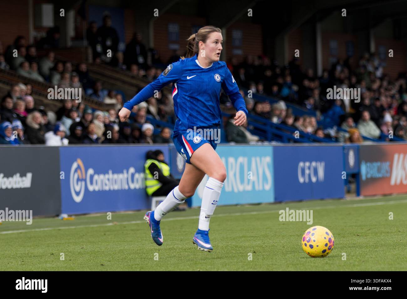 London, UK. 11th Jan 2026. Wieke Kaptein of Chelsea FC Women during the ...