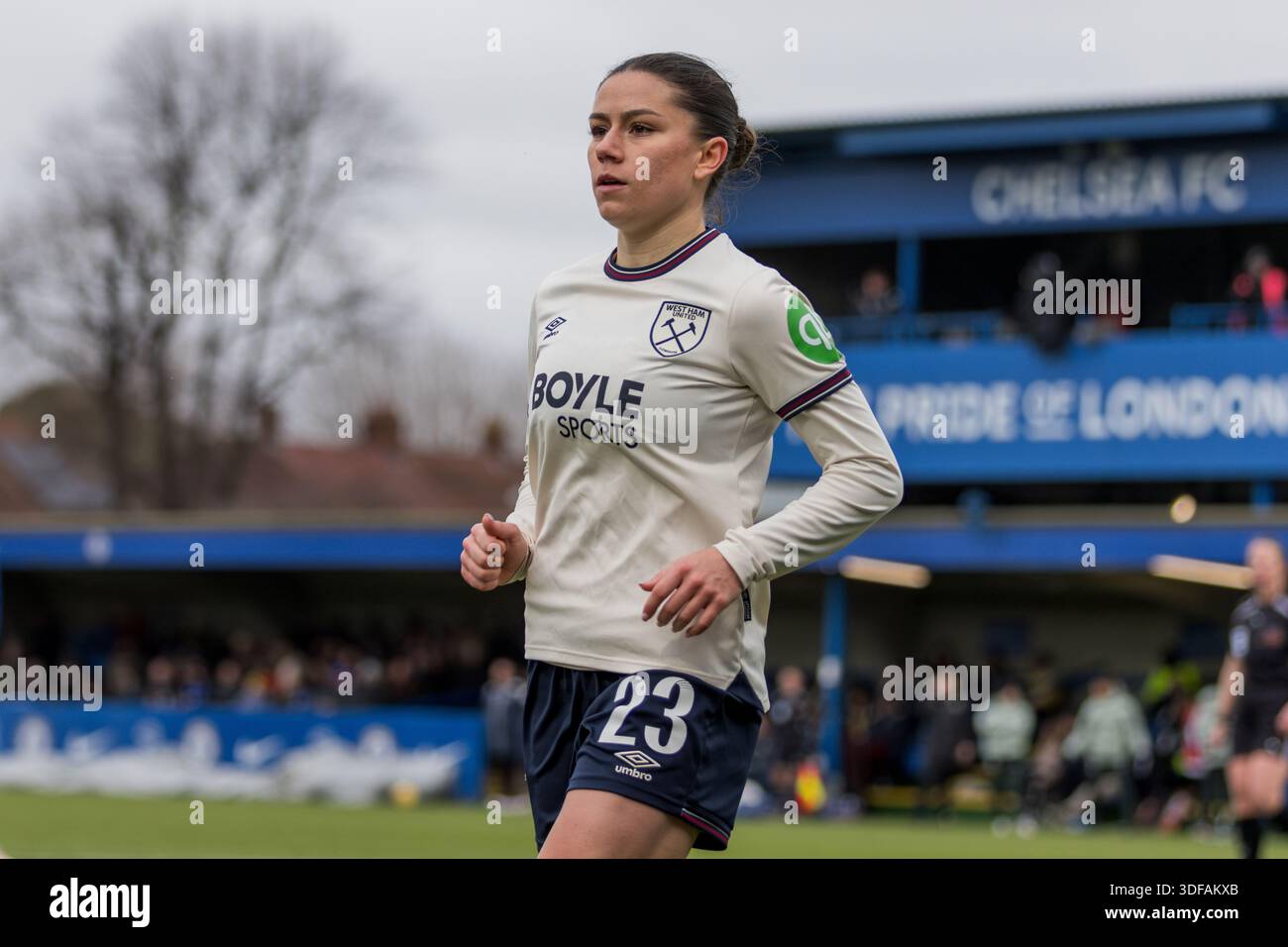London, UK. 11th Jan 2026. Ffion Morgan of West Ham United Women during ...