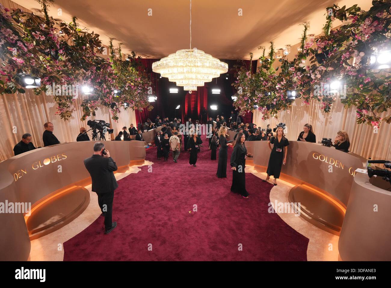 A general view of atmosphere at the 83rd Golden Globes on Sunday, Jan ...