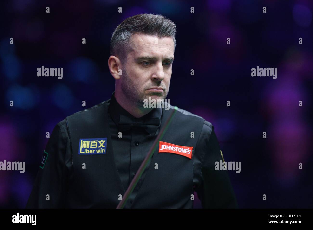 Mark Selby during the round one match between Xiao Guodong and Mark ...