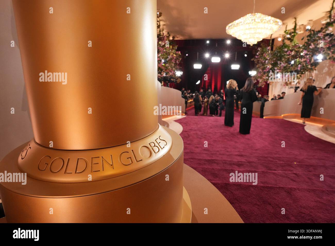 A general view of atmosphere at the 83rd Golden Globes on Sunday, Jan ...