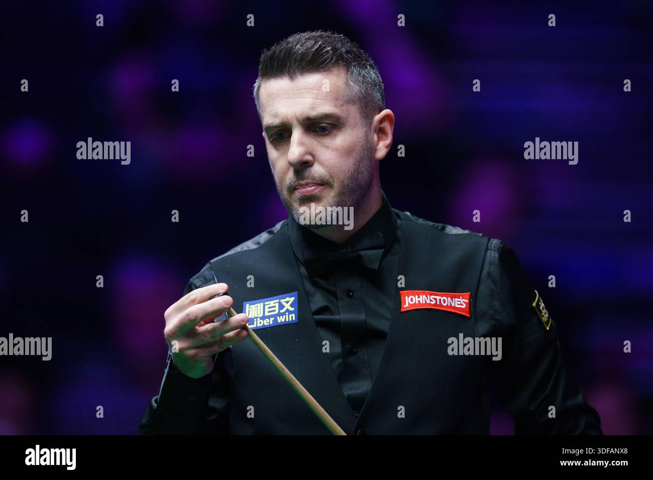 Mark Selby during the round one match between Xiao Guodong and Mark ...