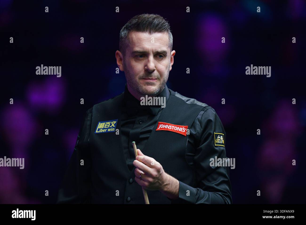 Mark Selby during the round one match between Xiao Guodong and Mark ...