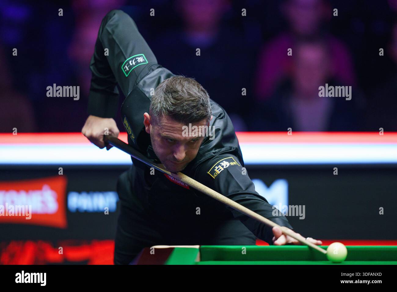 Mark Selby during the round one match between Xiao Guodong and Mark ...