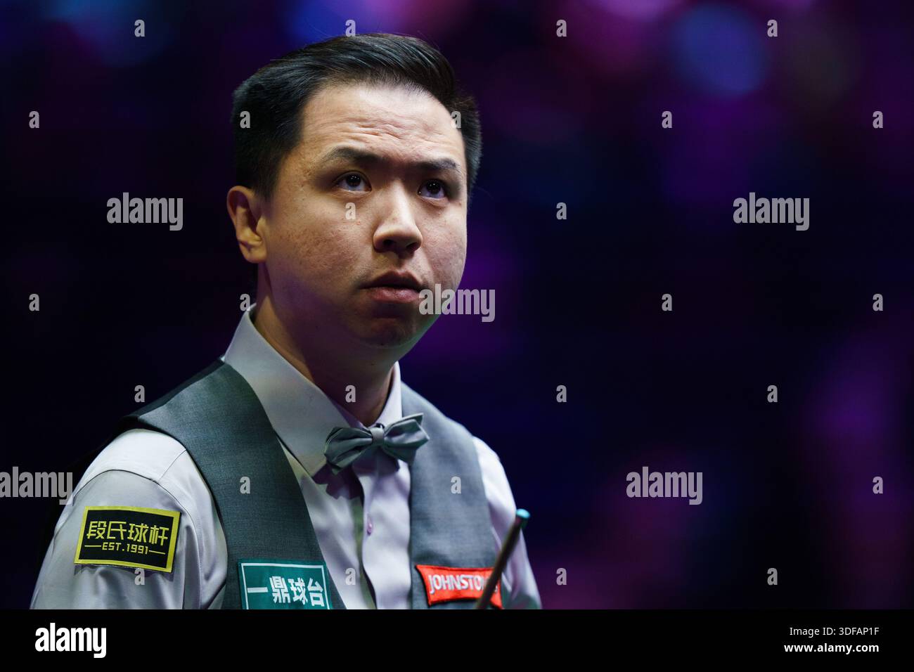 Xiao Guodong during the round one match between Xiao Guodong and Mark ...