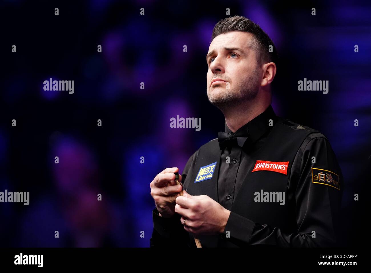 Mark Selby during their match against Xiao Guodong on day one of the ...