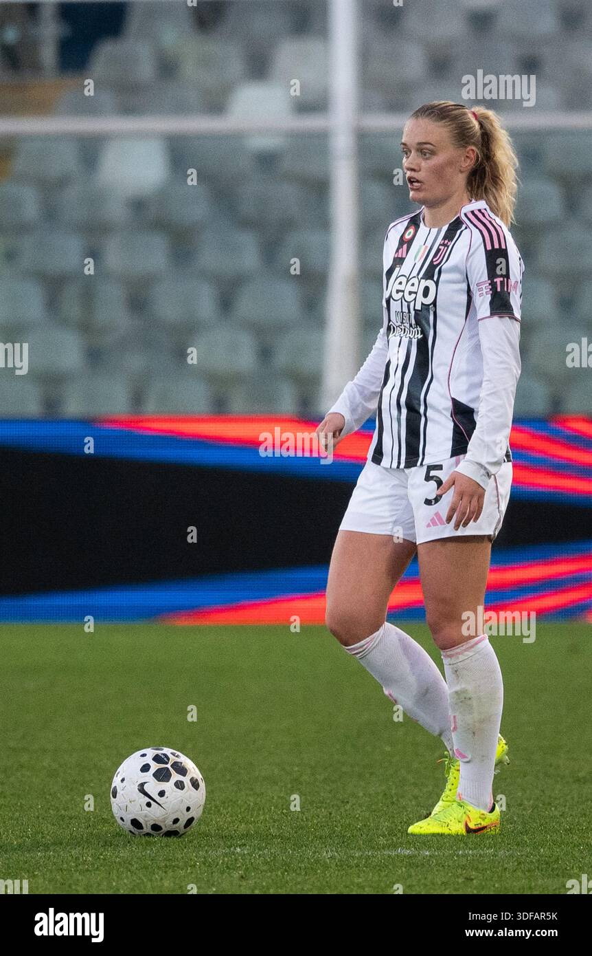 Mathilde Harviken of Juventus F.C. plays during the Supercoppa Women's ...