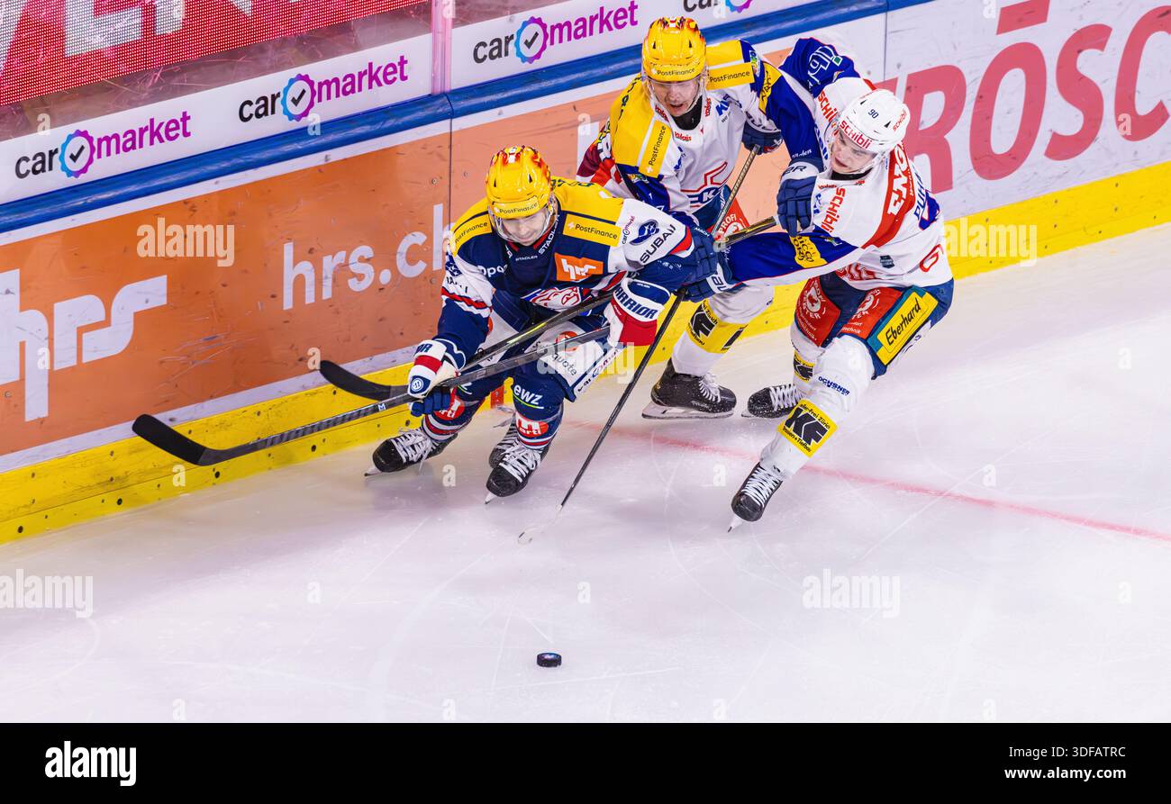 Zurich, Switzerland, 11th Jan 2026: Top scorer Denis Malgin (ZSC Lions ...