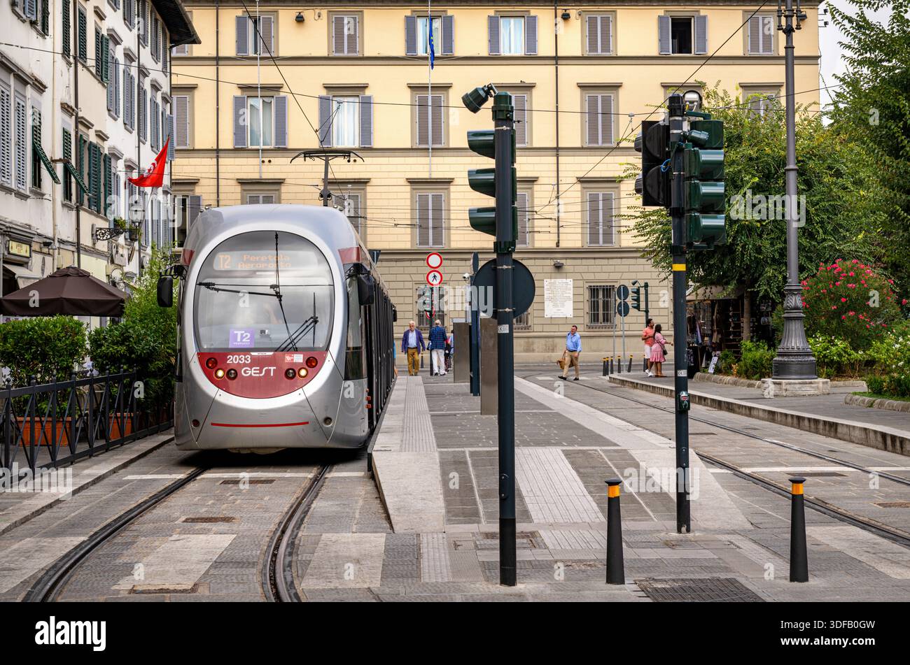 Florence tramway network hi-res stock photography and images - Alamy