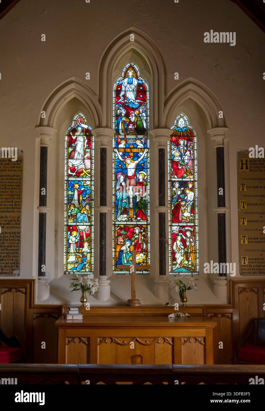 Stained Glass Window in The Church of St Michael and All Angels at ...