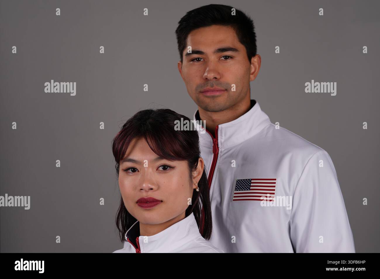 Emily Chan and Spencer Akira Howe pose for a picture at the U.S. Figure ...